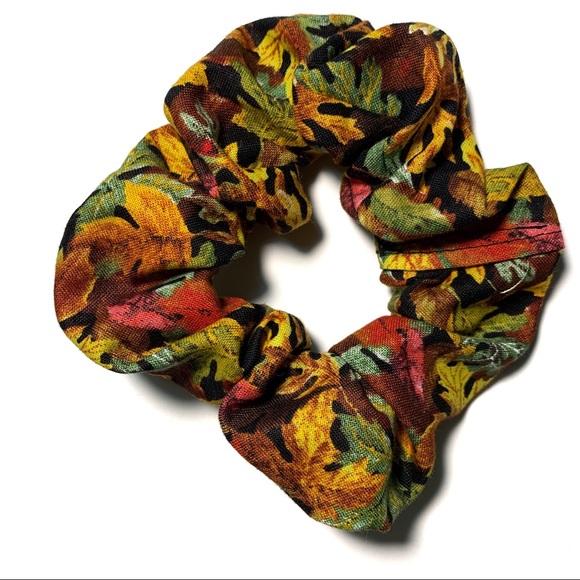 Handmade | Accessories | 3 Scrunchies Hair Set Sunflower Fall Floral ...